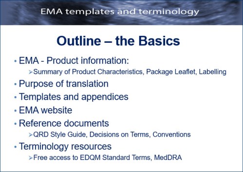 Two webinar videos on EMA templates | Signs & Symptoms of Translation